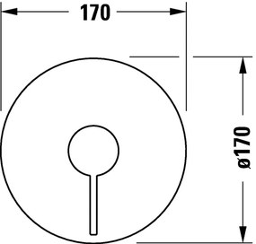 Duravit D-Neo - Sprchová páková baterie podomítková, chrom DE4210010010