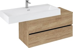 Sapho Odetta koupelnová skříňka pod umyvadlo AQUATIC 130 x 61,5 x 46 cm dub alabama hnědá DT130-2222-S