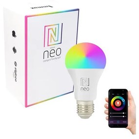Immax NEO LITE SImmax NEO LITE Smart žárovka LED E27 9W RGB+CCT barevná a bílá, stmívatelná, WiFimart žárovka LED E27 9W RGB+CCT+CCT barevná a bílá, stmívatelná, WiFi