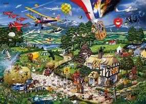 GIBSONS Puzzle Miluji venkov / 1000 dílků / 68 × 49 cm