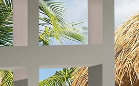 3D obraz okno do ráje Velikost (šířka x výška): 50x40 cm
