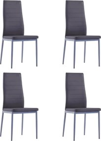 5dílný jídelní set šedý 281695