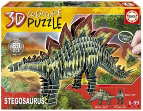 3d puzzle educa 3d puzzle stegosaurus 89 dílků