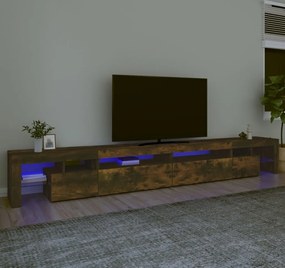 vidaXL TV skříňka s LED osvětlením 290 x 36,5 x 40 cm [3152806] Barva: kouřový dub