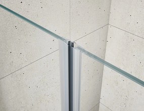 Gelco LORO sprchové dveře dvoukřídlé 120 x 200 cm chrom čiré sklo GN4312