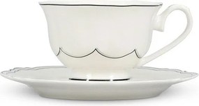 Bílé šálky v sadě 2 ks z kostního porcelánu 190 ml Odette – S|P Collection
