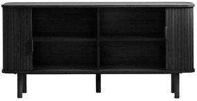 Designová komoda Parveen 160 cm černý dub