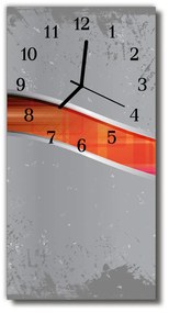 Skleněné hodiny vertikální Umělecký vzor barevné umělecké dílo