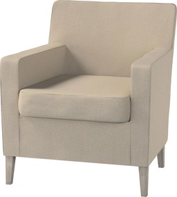 Potah na křeslo IKEA Karlstad barva béžová látka pletený vzor