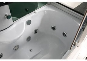 BPS-koupelny Hydromasážní box HYD-O99B 165x85, bez sauny v kombinaci s hydromasážní vanou