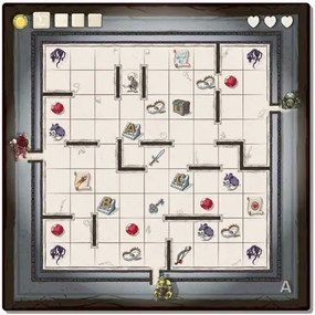 ALBI Společenská hra Karak: Labyrinth / Zakreslovací hra / 1-4 hráči /