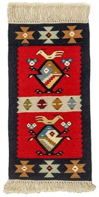 Vlněný kilim "Kuřátka v hnízdech" II