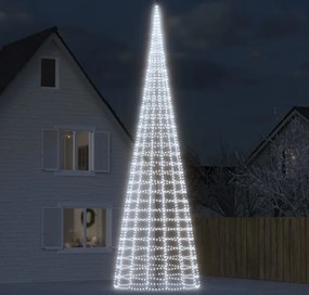 vidaXL Vánoční stromek na stožár 3 000 ch LED 800 cm [358120] Barva: Modrá