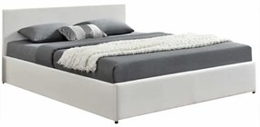 Manželská postel 180 cm Jora (s roštem, úl. prostorem a LED). 808745