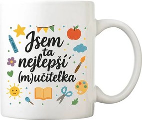 Coolkousky hrnek porcelánový s potiskem pro učitele/ku- učitelka