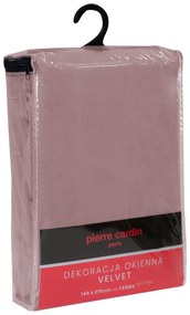 ZATEMŇOVACÍ ZÁVĚS NA PÁSCE PIERRE CARDIN SIBEL 140X270 CM STARORŮŽOVÁ