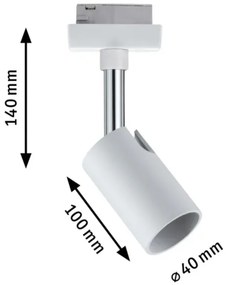 Paulmann 95330 Pure 1, spot pro Urail system, max. 1x10W GU10, bílá