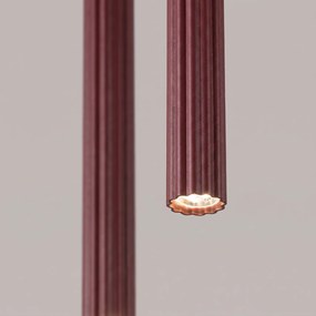 Sollux Lighting Závěsné svítidlo ARCHE 2P bordó