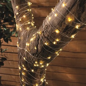 Solární LED světelný řetěz Micro, 15m