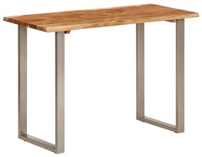 Jídelní stůl 110 x 50 x 76 cm masivní akáciové dřevo - Default Title