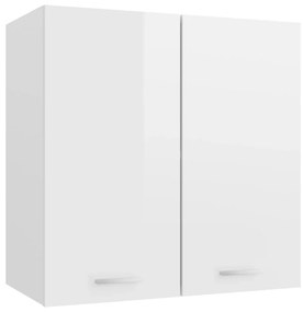 vidaXL Kuchyňská skříňka bílá vysoký lesk 60x31x60 cm kompozitní dřevo