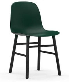 Form Chair Black Oak zelená Normann Copenhagen
