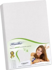 Bellatex Prostěradlo jersey Bílá 120x200 cm