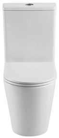 Mereo Mereo, WC kombi vario odpad, kapotované, Smart Flush RIMLESS, 605x380x825mm, keramické vč. sedátka, VSD91T1