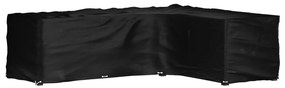 Plachta na zahradní nábytek tvar L 18 oček 285 x 220 x 80 cm 319324