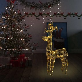 Sob vánoční dekorace 90 LED diod 60 x 16 x 100 cm akryl 329777