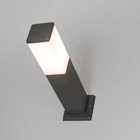 Chytré venkovní lampy s sloupem tmavě šedá 45 cm vč. Wifi P45 - Malios
