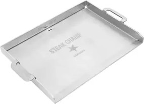 SteakChamp Grilovací nerez deska-plancha 38x28cm