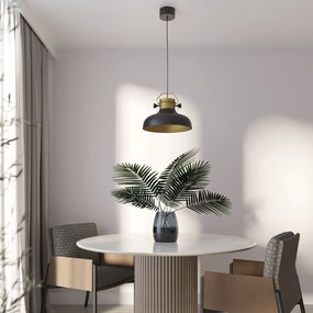 Stealle, 40x130x40cm závěsná 1 černý/zlatý