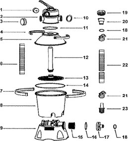 Marimex | O-kroužek ventil/nádoba pro filtraci BlackStar 2m3/h | 10624102