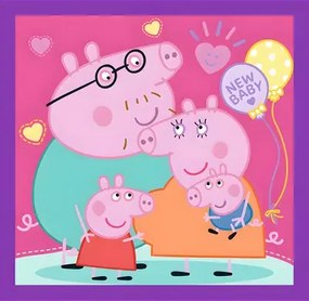 TREFL Puzzle Prasátko Peppa: Zvyky 3v1 / 20, 36, 50 dílků / 20 x 19,5