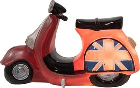 Dětská stolní LED lampička červený skútr Scooter - 27*10*16 cm