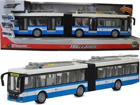SPARKYS CITY SERVICE CAR Kloubový trolejbus 1:16 modro-bílý / Plast /