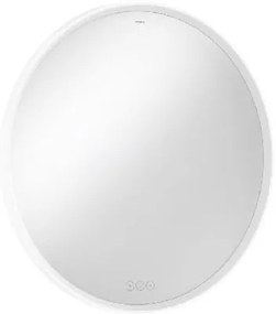 Hansgrohe Xarita S - Zrcadlo s LED osvětlením a vyhříváním, průměr 90 cm, dotykový senzor, matná bílá 54981700