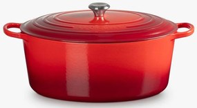 Le Creuset Signature - Pekáč oválný s poklicí, objem 13,9 l, cerise 21178400602430