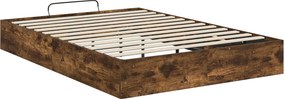 Ottoman postel Uzený Dub 203 x 150 x 25 cm Dřevěný materiál 3409225