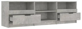 TV skříňka betonově šedá 150 x 33,5 x 45 cm kompozitní dřevo - Default Title