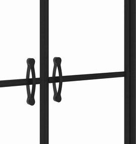 vidaXL Sprchové dveře čiré ESG 91 x 190 cm [150828] Barva: Stříbrná