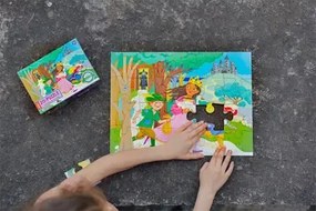 EEBOO Puzzle Princeznino dobrodružství / 20 dílků