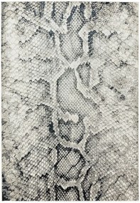 Šedý  koberec Ston Snake Rozměry: 80x150 cm