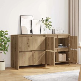 Konzole 2 ks dub artisan 70 x 41 x 75 cm Kompozitní dřevo 3393515