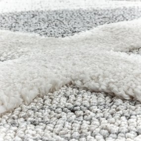 Ayyildiz koberce Kusový koberec Pisa 4709 Grey kruh - 120x120 (průměr) kruh cm