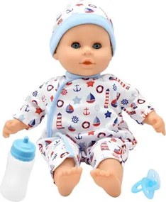 DOLLS WORLD Miminko Little Treasure modré / 38 cm / od 3 let