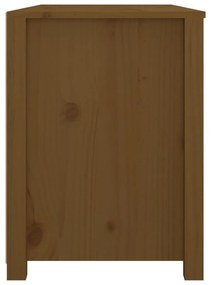 TV skříňka medově hnědá 100x40x54 cm masivní borové dřevo,  821777