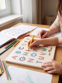 Sinsay - Edukativní magnetická tabulka pro výuku písmen - vícebarevná