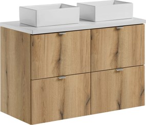 Comad Koupelnová skříňka s deskovým umyvadlem set Nova Oak 100 dub coast evoke